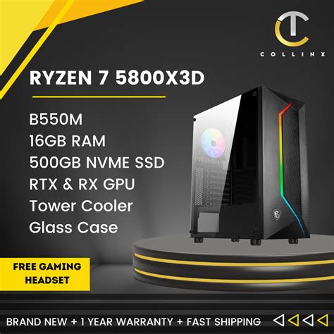 GAMING PC BUILD ARES AMD RYZEN X D PC Nvidia RTX And Radeon RX Graphics Card
