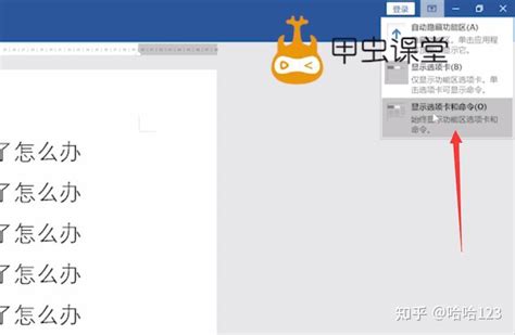 word工具栏自动隐藏了怎么办 知乎