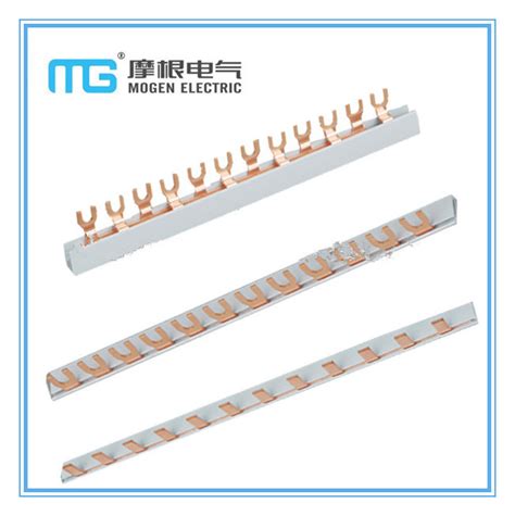 China 63a 1p 3p Comb U Type Insulated Copper Connector Busbar China