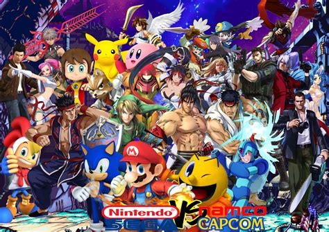 Nintendo X Sega Vs Namco X Capcom By Supersaiyancrash On Deviantart