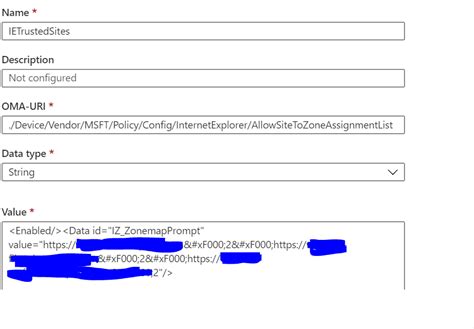 Intune Manage Ie Trusted Sites Microsoft Community Hub
