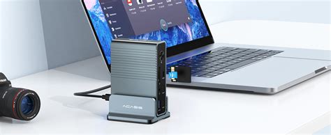 ACASIS USB C Desktop Docking Station 15 In 1 Docking Station Hub For USB C Laptop 4K HDMI