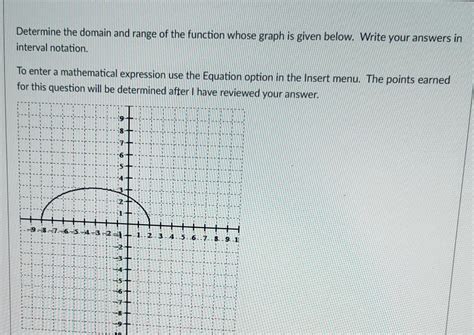 Solved Determine The Domain And Range Of The Function Whose Chegg
