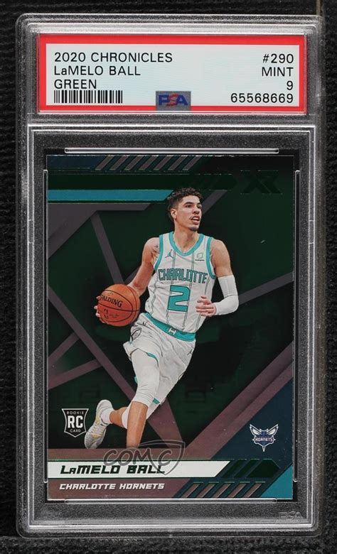 2020 21 Panini Chronicles Xr Green 290 Lamelo Ball Rc For Sale