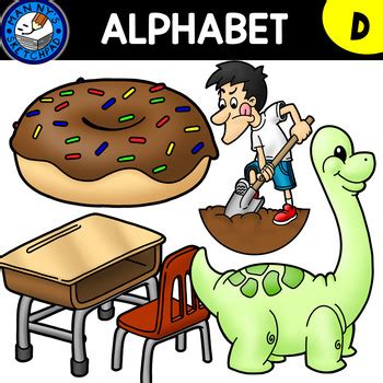 Free Letter D Clip Art By Manny S Sketchpad Teachers Pay Teachers