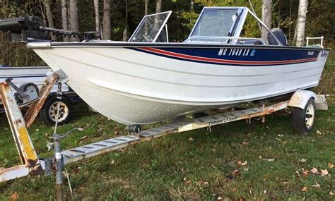 1985 16 Sea Nymph Deep V Bottom Boat And Shore Land Trailer Sherwood