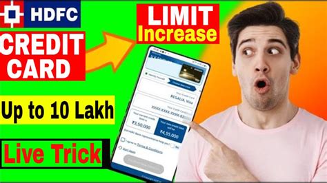 How To Increase Limit In Hdfc Credit Card Tips Andtrickslimit Increase