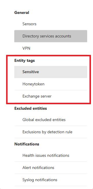 Entity Tags In Microsoft 365 Defender Microsoft Defender For Identity