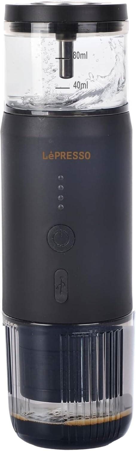 Lepresso Portable Espresso Coffee Machine With Thermal Meter Self