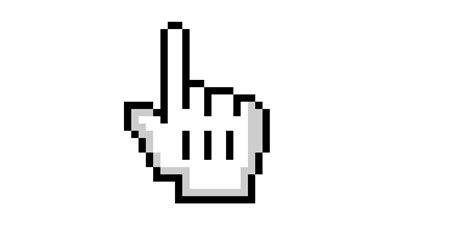 Just A Remake Of The Cursor Hand You Already Know Who Made It Pixel Art