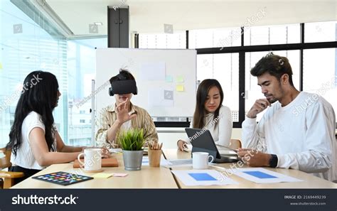 Group Professional Developer Brainstorming Augmented Reality Stock Photo Shutterstock