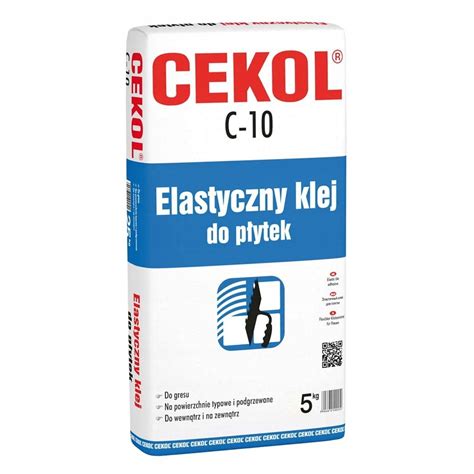 Cekol Elastyczny klej do płytek C-10 5 kg - 11483766845 - oficjalne ...