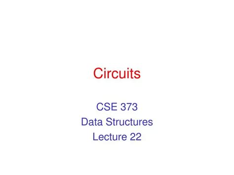 Ppt Circuits Powerpoint Presentation Free Download Id 4088166