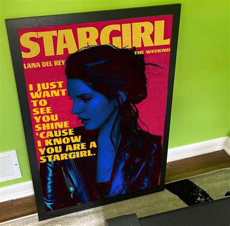 Stargirl Lana Del Rey Poster The Weekend Star Girl Poster Etsy