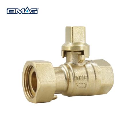 Brass Lockable Valve Square Handle