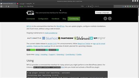 Wp Cli 1 Installation And Wordpress Update Command Youtube