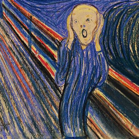 Predator Scream Sticker Edvard Munch Most Famous Apex Legends Arenas
