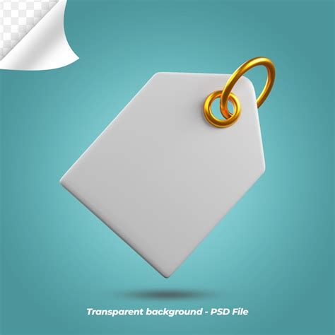 Premium PSD A Blue Background With A White Tag That Says Transparent Background