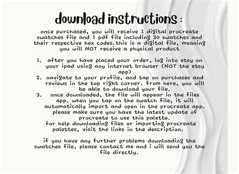 Eucalyptus Procreate Palette Hex Codes File Digital Download For Ipad Custom Green