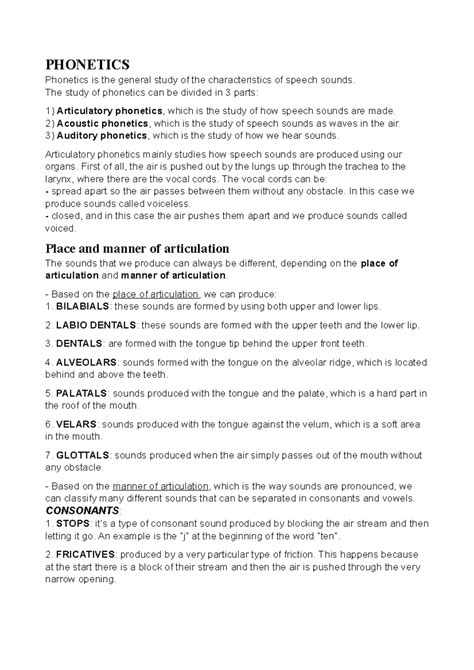 Linguistics Semantics Phonetics Phonology Morphology Phonetics Phonetics Is The General