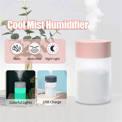 🔥mini Air Humidifier With Essential Oil Led Air Diffuser Usb Humidifer Purifier 香薰机 For Home