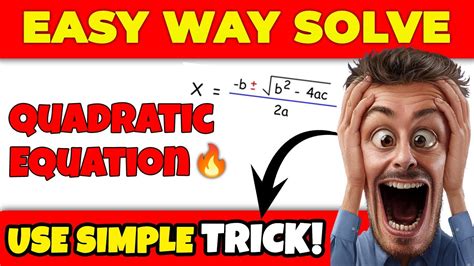 Quadratic Equation Hack Solve Them Quickly In Your Scientific