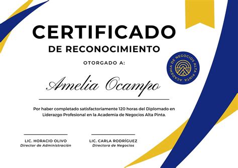 Reconocimientos Para Imprimir