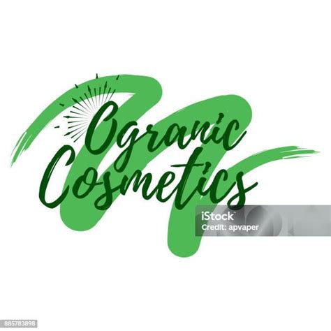 유기농 화장품 라벨입니다 에코 스타일과 웰빙 생활입니다 건강 한 라이프 스타일 배지입니다 벡터 일러스트 레이 션 아이콘 개체 그룹에 대한 스톡 벡터 아트 및 기타 이미지