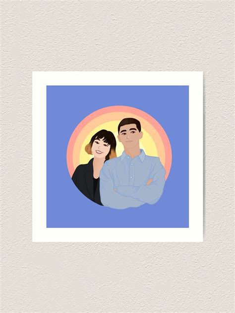 Itaewon Class Saeroyi And Yiseo Cartoon Art Print By Emmywhammy Redbubble