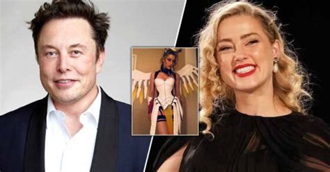 Elon Musk Leaks Ex Amber Heards Intimate Picture As Mercy From Overwatch Which She Dressed Up