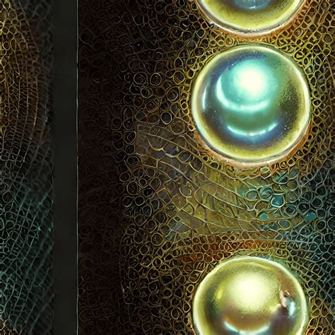 Rainbow Hologram Bubbles Reflecting in Mercury Pearls 13k · Creative Fabrica