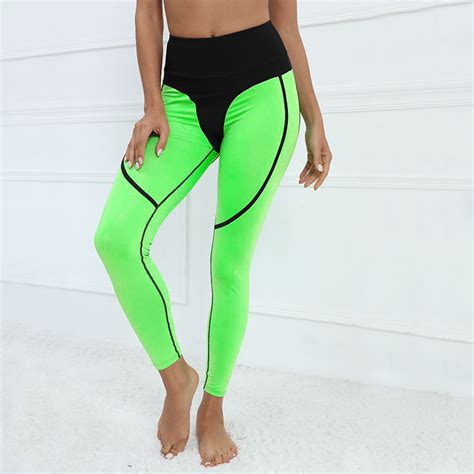 New Panties Shape Stitching Yoga Pants Women′s High Waist Hip Lift