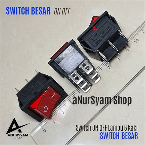 Jual Saklar On Off Lampu Besar Switch On Off Kaki Switch Kaki Shopee Indonesia