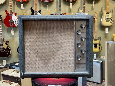 1965 Silvertone Model 1482 1x12 Vintage Guitar Combo Amp W Ftsw