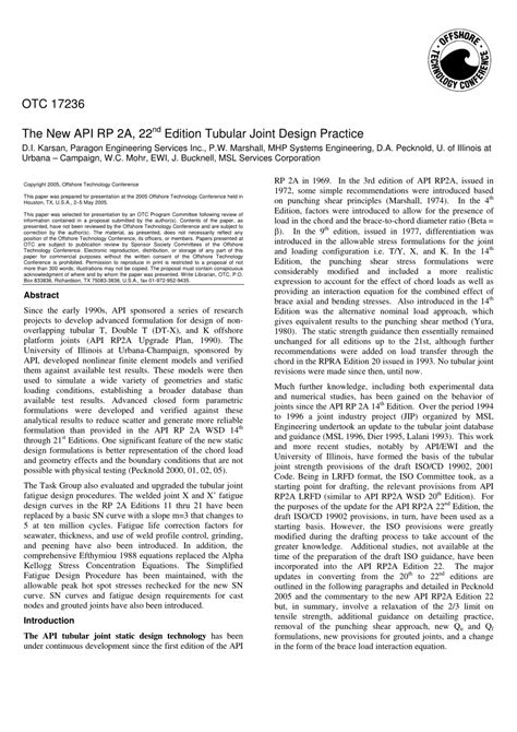 Api Rp2a 22nd Edition Pdf
