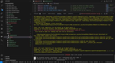Difficulties Compiling ESP IDF Espressif32 PlatformIO Community
