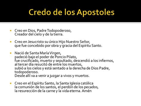 el credo