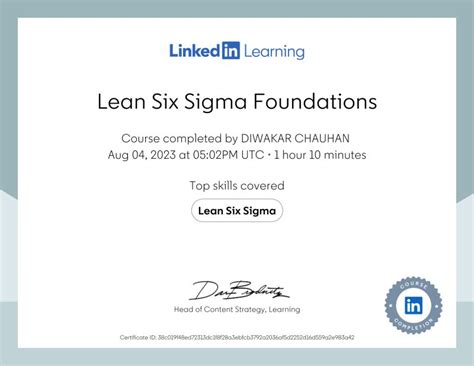 Diwakar Chauhan On Linkedin Certificate Of Completion