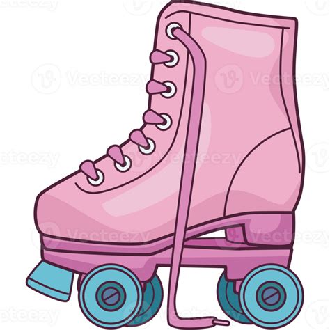 Pink Roller Skate Clip Art 49027613 Png