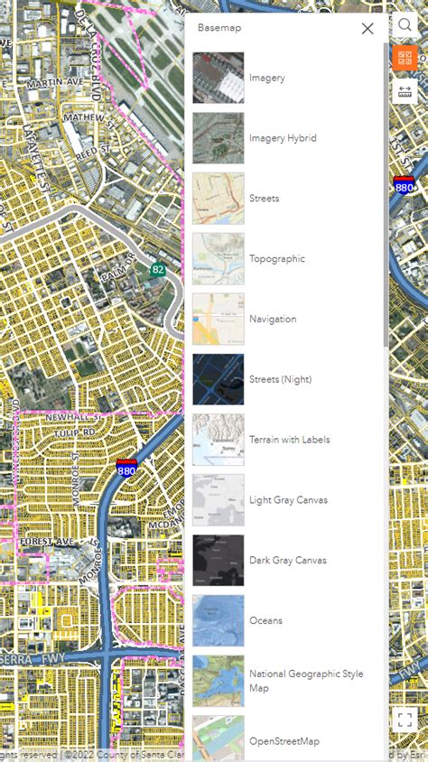 Solved Map Widget Basemap Tool Of A Publicly Shared Web E Esri