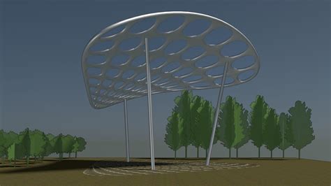 3d Model Parametric Pavilion Scene 2348 Turbosquid 2166081