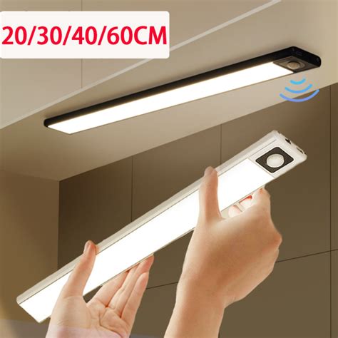 ไฟกลางคืน Led Motion Sensor Usb คณะรัฐมนตรีไฟในคืนห้องนอนตู้เสื้อผ้าโคม