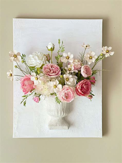 Flower Wall Art 3d Flowers Wall Decor Housewarming T Aesthetic