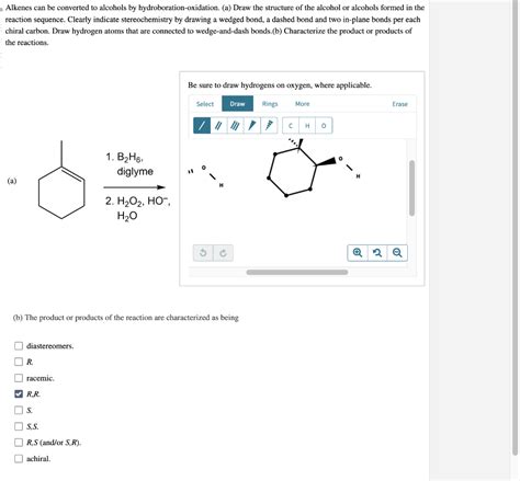 Solved Alkenes Can Be Converted To Alcohols By Chegg