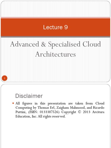 Lec 09 Advanced And Specialization Clouds Pdf Cloud Computing