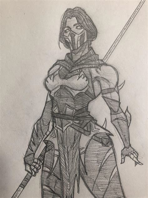 Mortal Kombat Jade Drawing