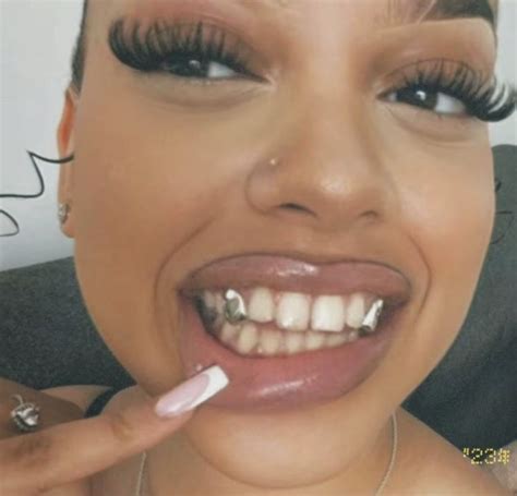 Gold Tooth Cap Tooth Gem Black Girl Aesthetic Aesthetic Fashion