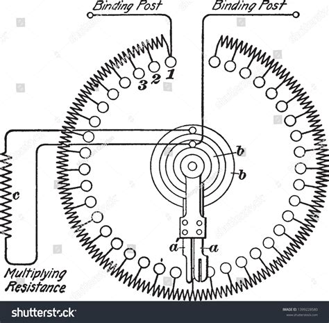 Rheostat Variable Resistor Which Used Control Stock Vector Royalty Free Shutterstock