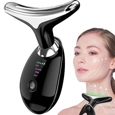 Neck And Face Firming Device 3 In 1 Portable Vibration Massager For Skin