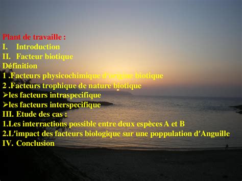 Pdf Télécharger Influence De Facteurs Abiotiques Et Biotiques Sur La
